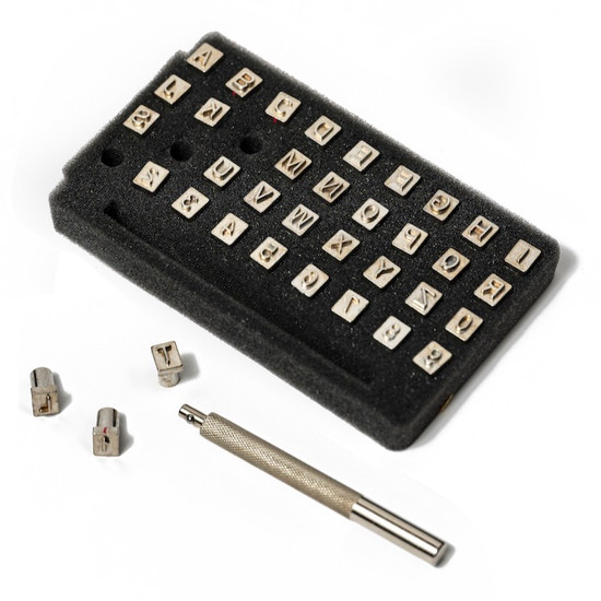 letter punch set