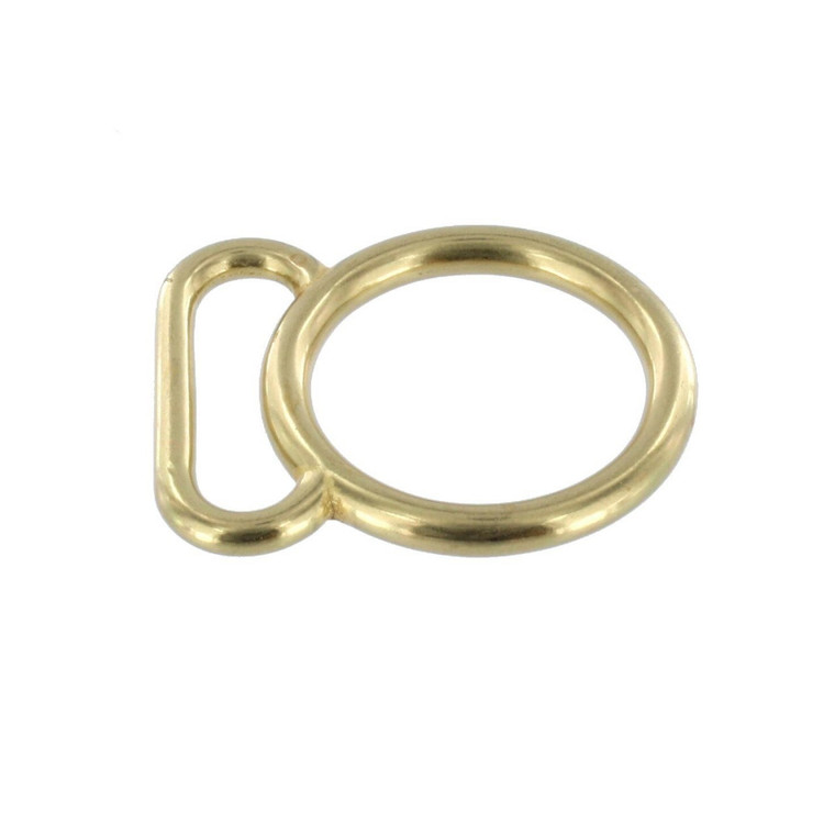 Double Loop Slider, Brass Hardware, Purse Hardware, Buckle Guy