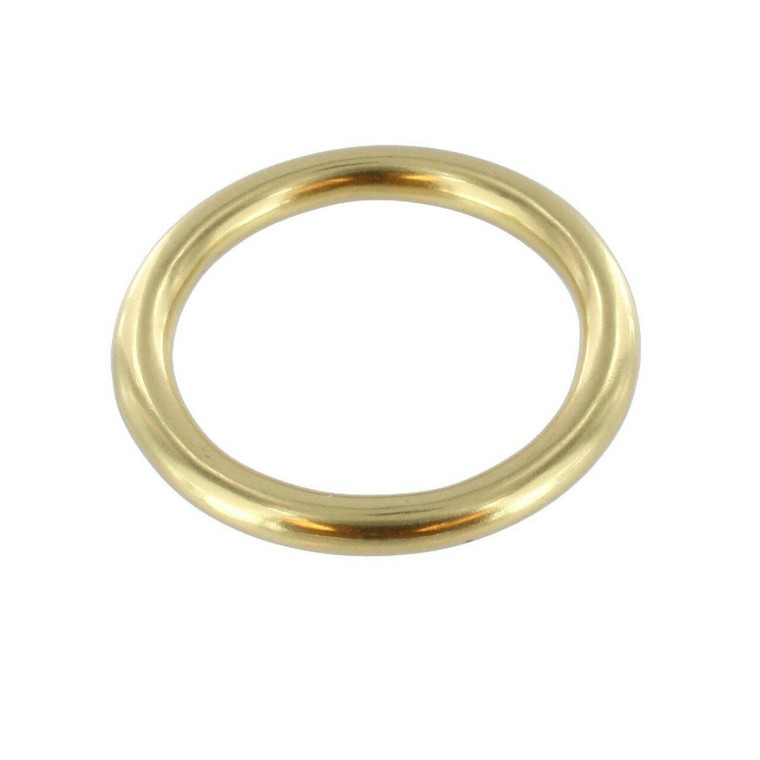 OR0 Natural Brass, Thick O-Ring, Solid Brass-LL, Multiple Sizes ...