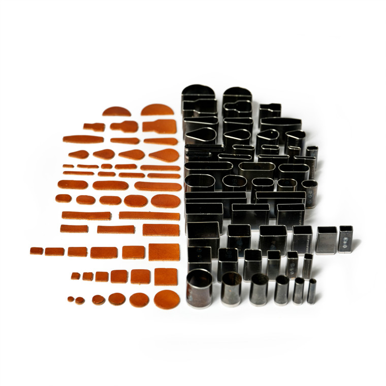 Steel Rule Clicker Die, Various Shapes (52 pc set) - Buckleguy.com