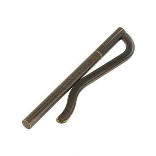 B8913 Antique Brass, Spring Bar Money Clip, Solid Brass-LL - Buckleguy.com