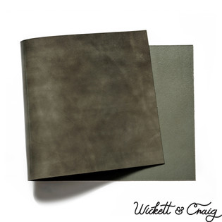 Wickett & Craig Traditional Harness Leather Panels, Gray - Buckleguy.com