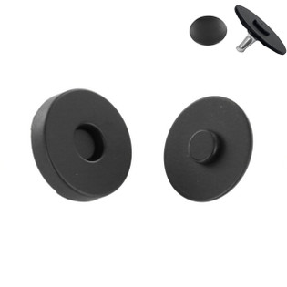 Magnetic Snap, Riveted Backs, Black Matte - Buckleguy.com
