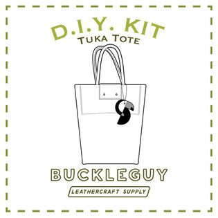 Danesh, Tuka, Tote Bag Leather Pattern, PDF Template - Buckleguy.com