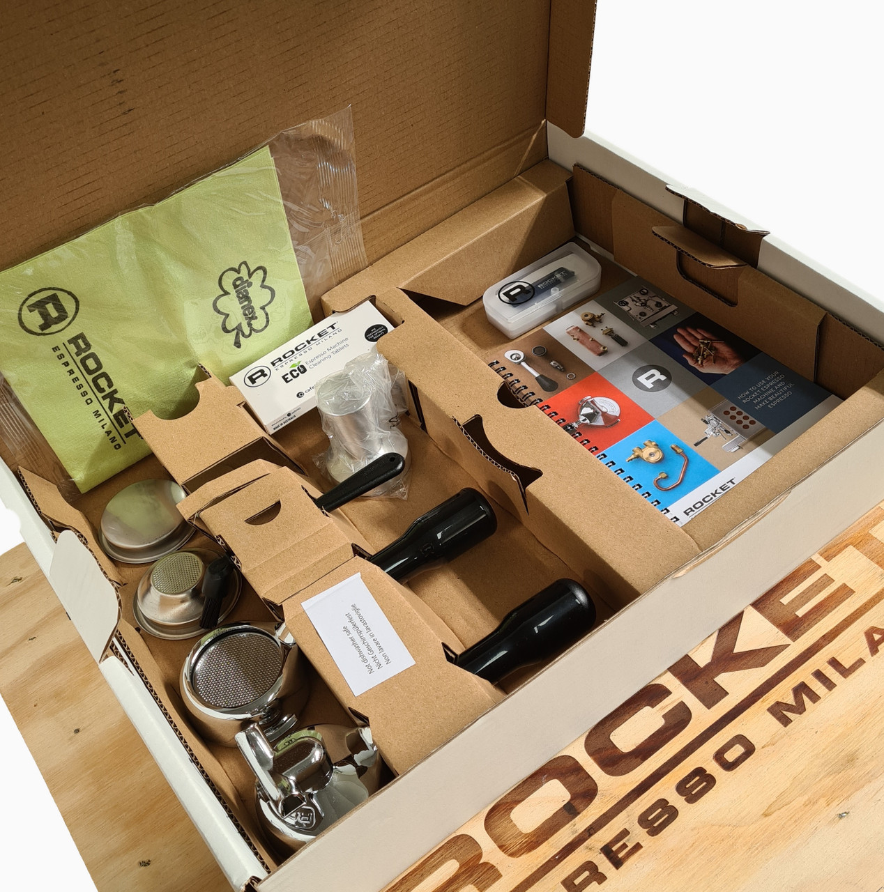 Rocket Appartamento Stainless Steel and Black Coffee Machine ...