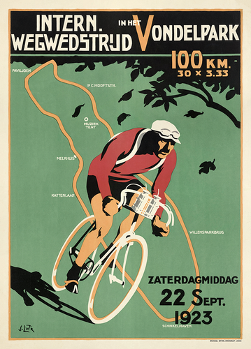 Dutch Racing Vintage 1923 Bicycle Poster Prints