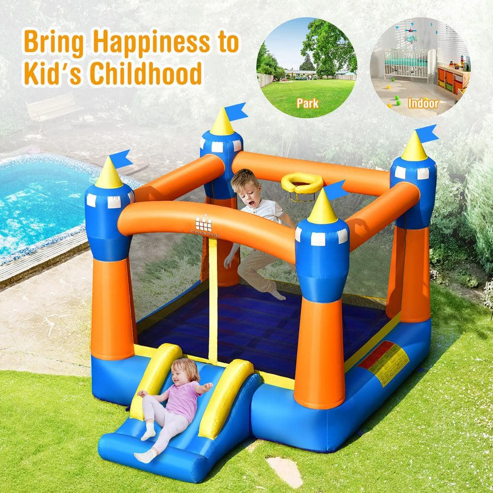 Inflatable Bounce House Kids Magic Castle with Large Jumping Area With ...
