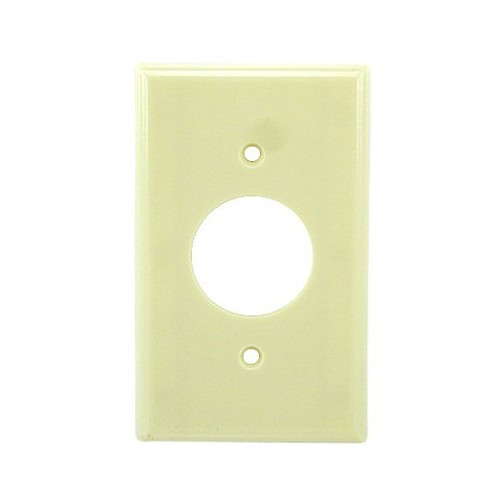 Ivory Single Receptacle Plate - Greschlers Hardware