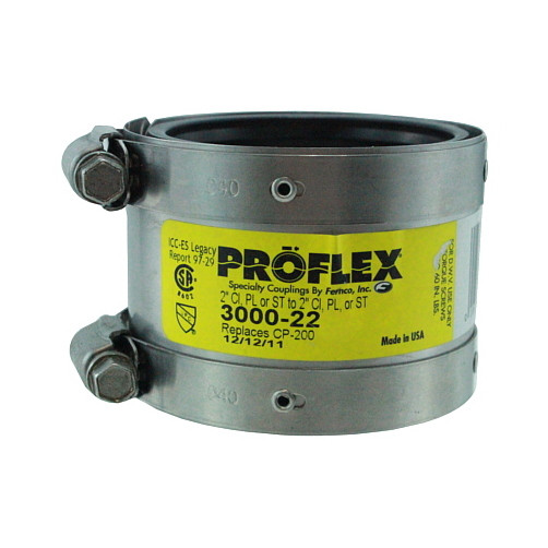 2" Proflex No Hub Coupling - Greschlers Hardware