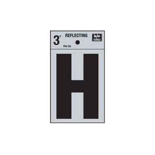 3" Reflective Letter "H" - Greschlers Hardware