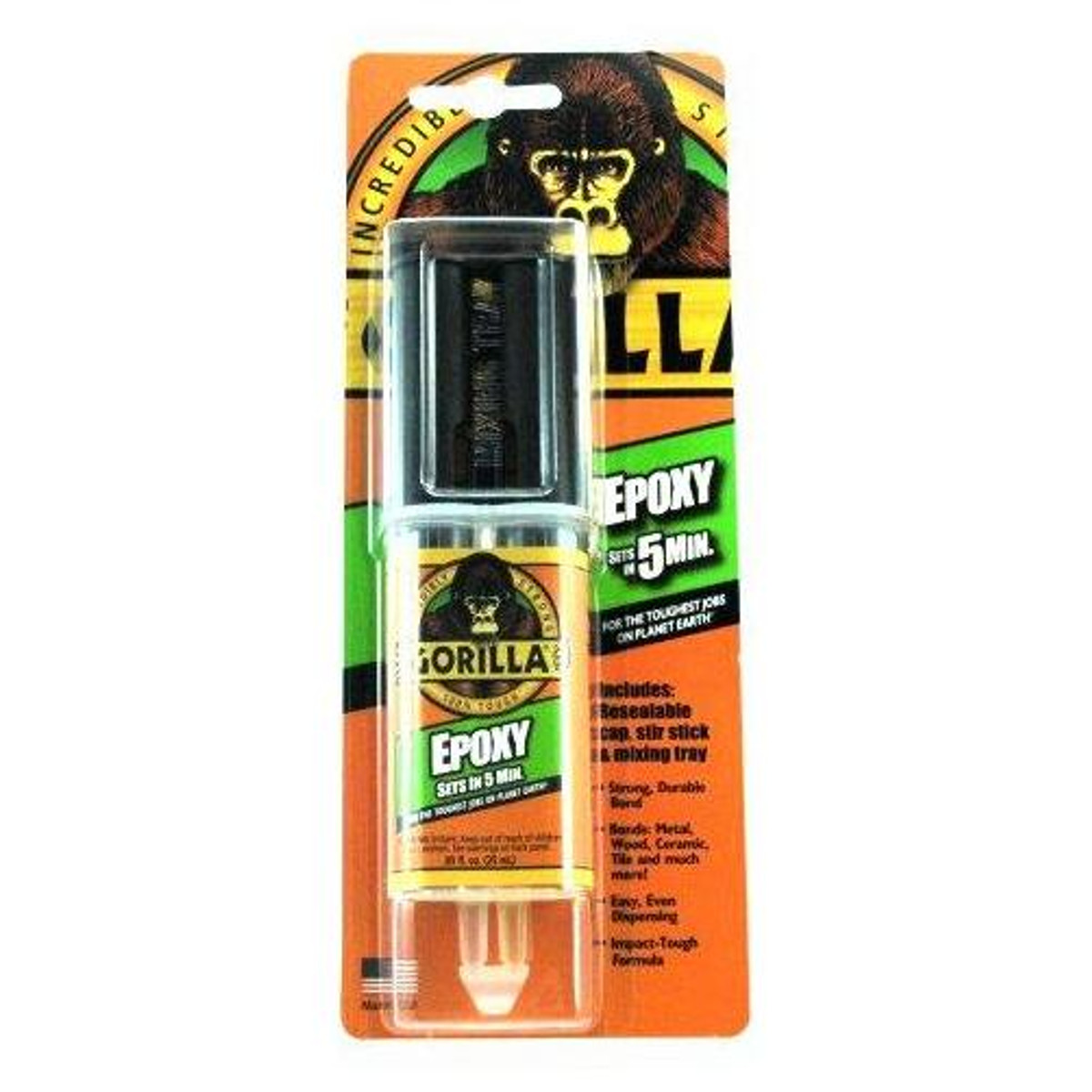 085 Oz Gorilla Glue Multi Purpose Epoxy Syringe Greschlers Hardware