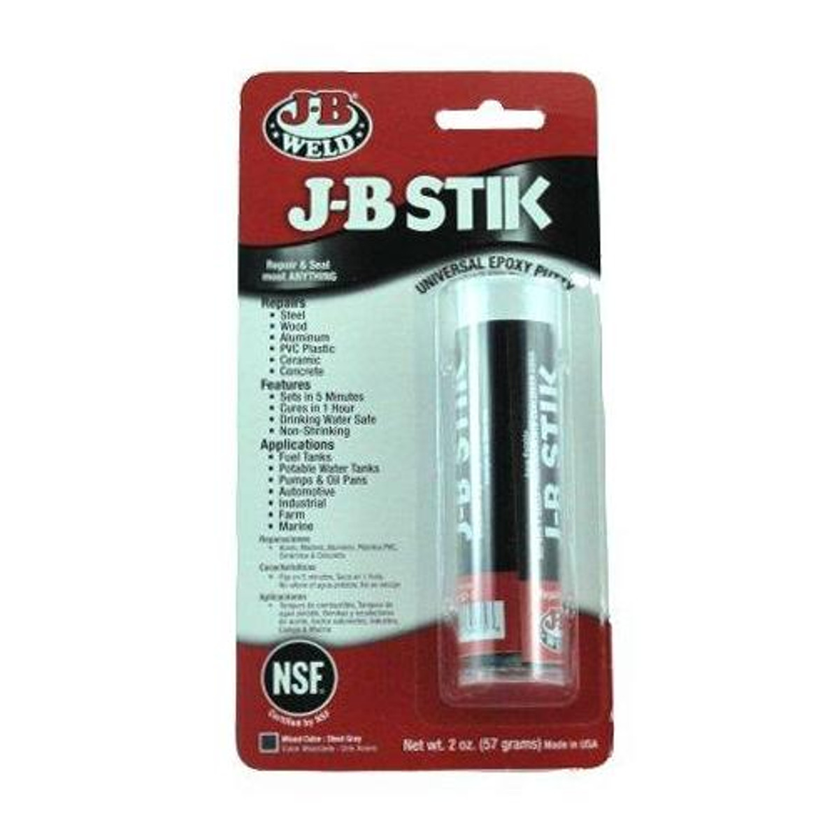 2 Oz Epoxy Putty Stick Greschlers Hardware