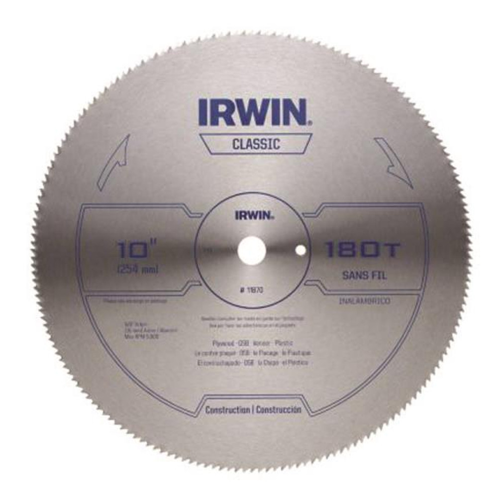 10" X 180T Plywood Saw Blade - Greschlers Hardware