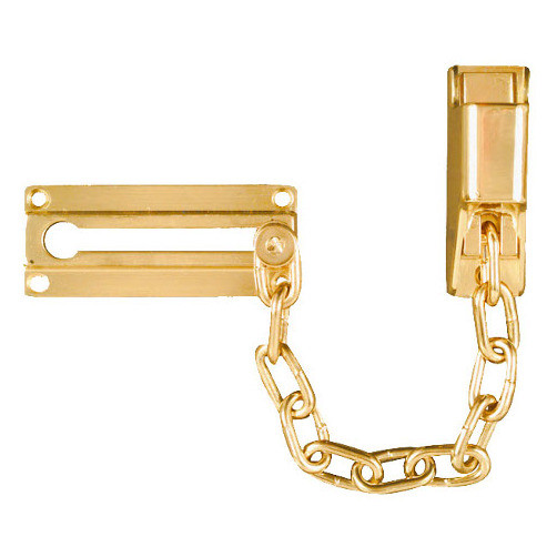 Brass Keyed Chain Door Lock - Greschlers Hardware