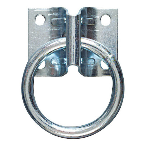 Zinc Plated Hitch Ring w/ Plate - Greschlers Hardware