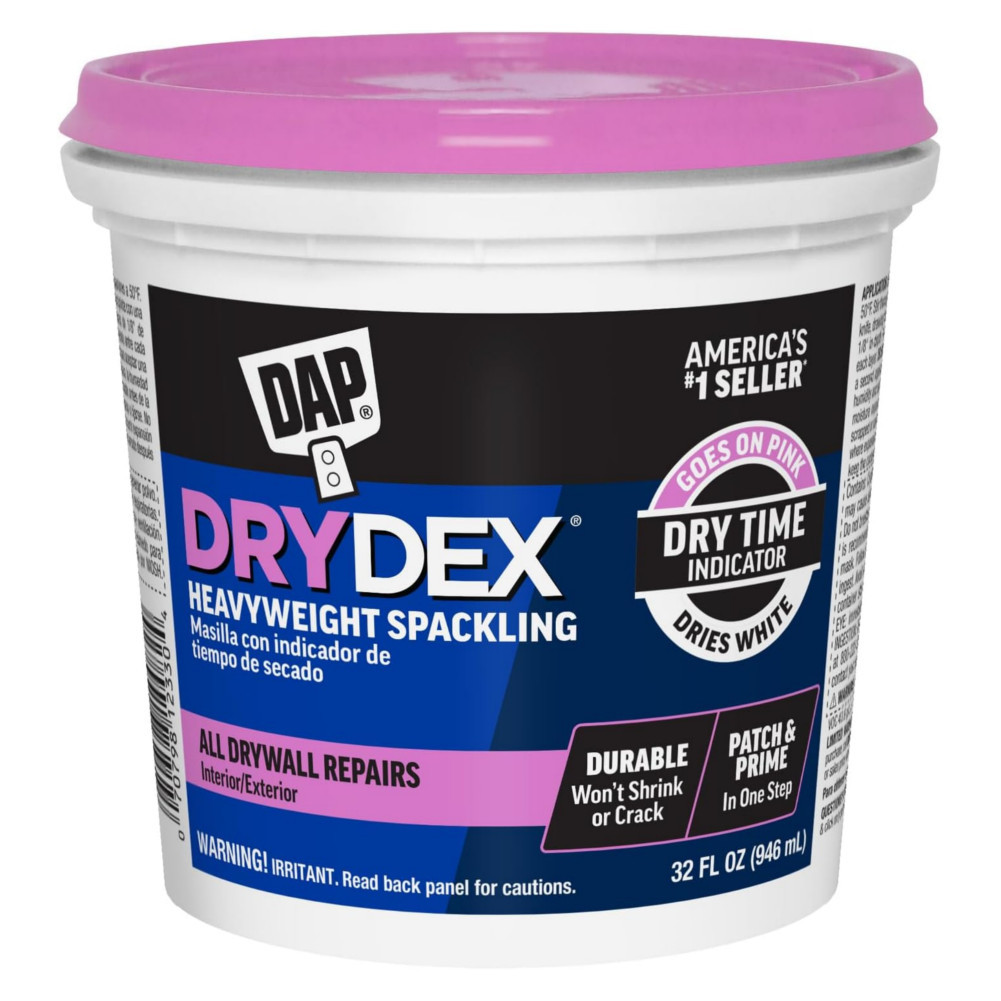 Quart DryDex Ready To Use Pink Dry Time Spackling Compound - Greschlers ...