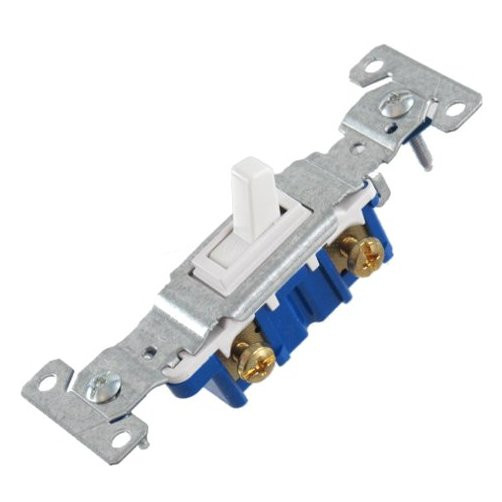 White Toggle Switch - Greschlers Hardware