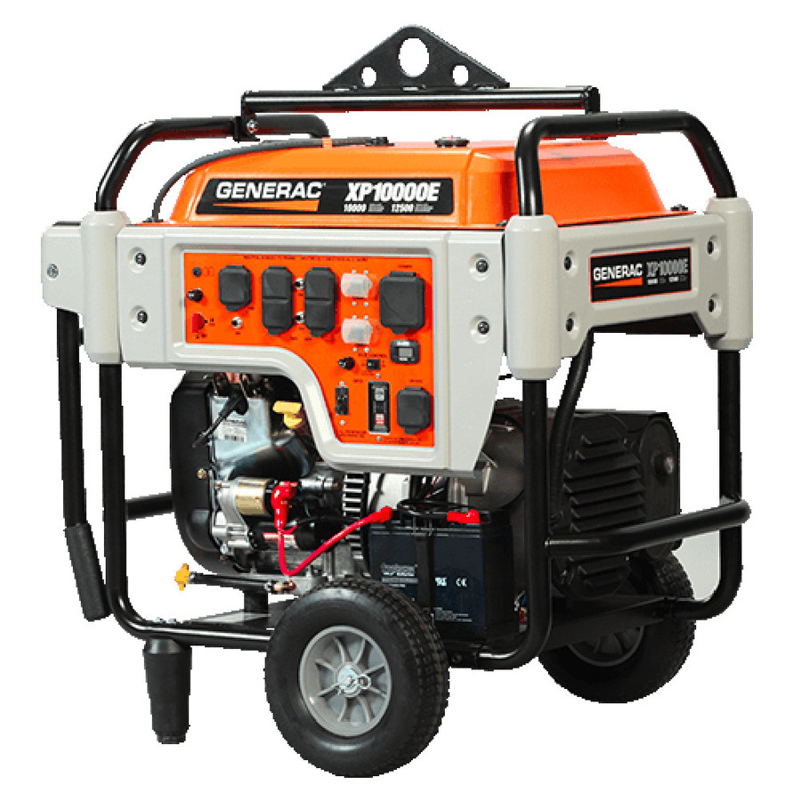 Generac 10,000 Watt 42A Gasoline Powered Electric Start Portable ...