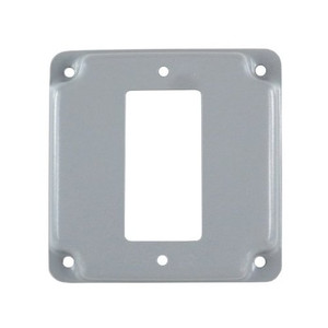4" Raised Single Decora / GFI Cover - Greschlers Hardware