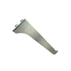 6" Silver Shelf Bracket - Greschlers Hardware