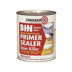 Quart B-I-N White Shellac Base Primer And Sealer - Greschlers Hardware