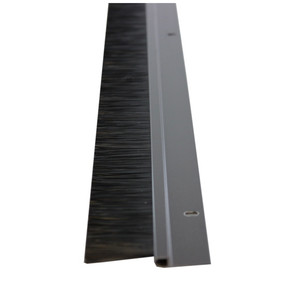 48" Brown Long Bristle Door Sweep - Greschlers Hardware