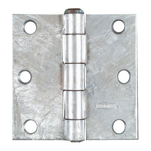 3" Galvanized Removable Pin Broad Hinges (Pack of 2) - Greschlers Hardware
