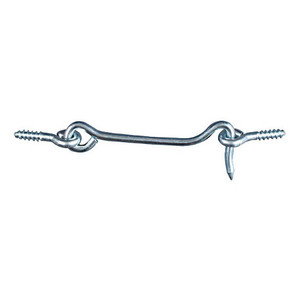 4" Zinc Plated Hook & Eye - Greschlers Hardware