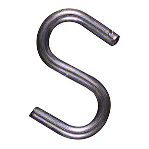 2-1/2" Zinc Plated Open "S" Hook - Greschlers Hardware