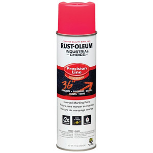 17 oz. Fluorescent Pink Inverted Marking Paint - Greschlers Hardware