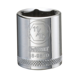 3/8" Drive X 11/16" Shallow S.A.E. Socket - Greschlers Hardware