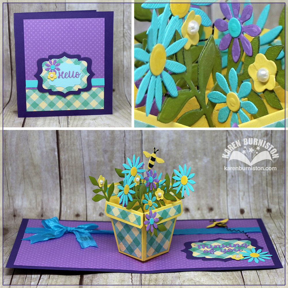 Flower Pot Pop-Up Die Set - KB Riley LLC