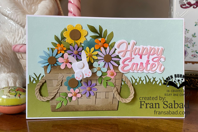 Wide Woven Basket Card - KB Riley LLC