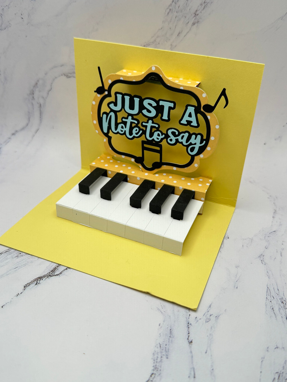 Piano Keys Pop-up - KB Riley LLC