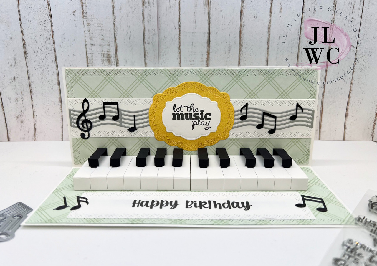 Piano Keys Pop-up - KB Riley LLC