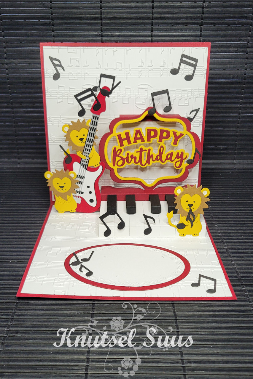 Piano Keys Pop-up - KB Riley LLC