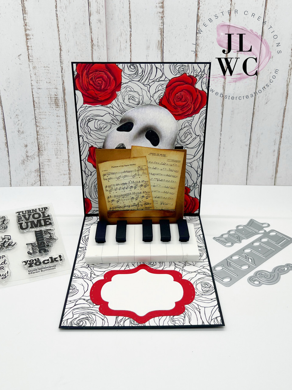 Piano Keys Pop-up - KB Riley LLC