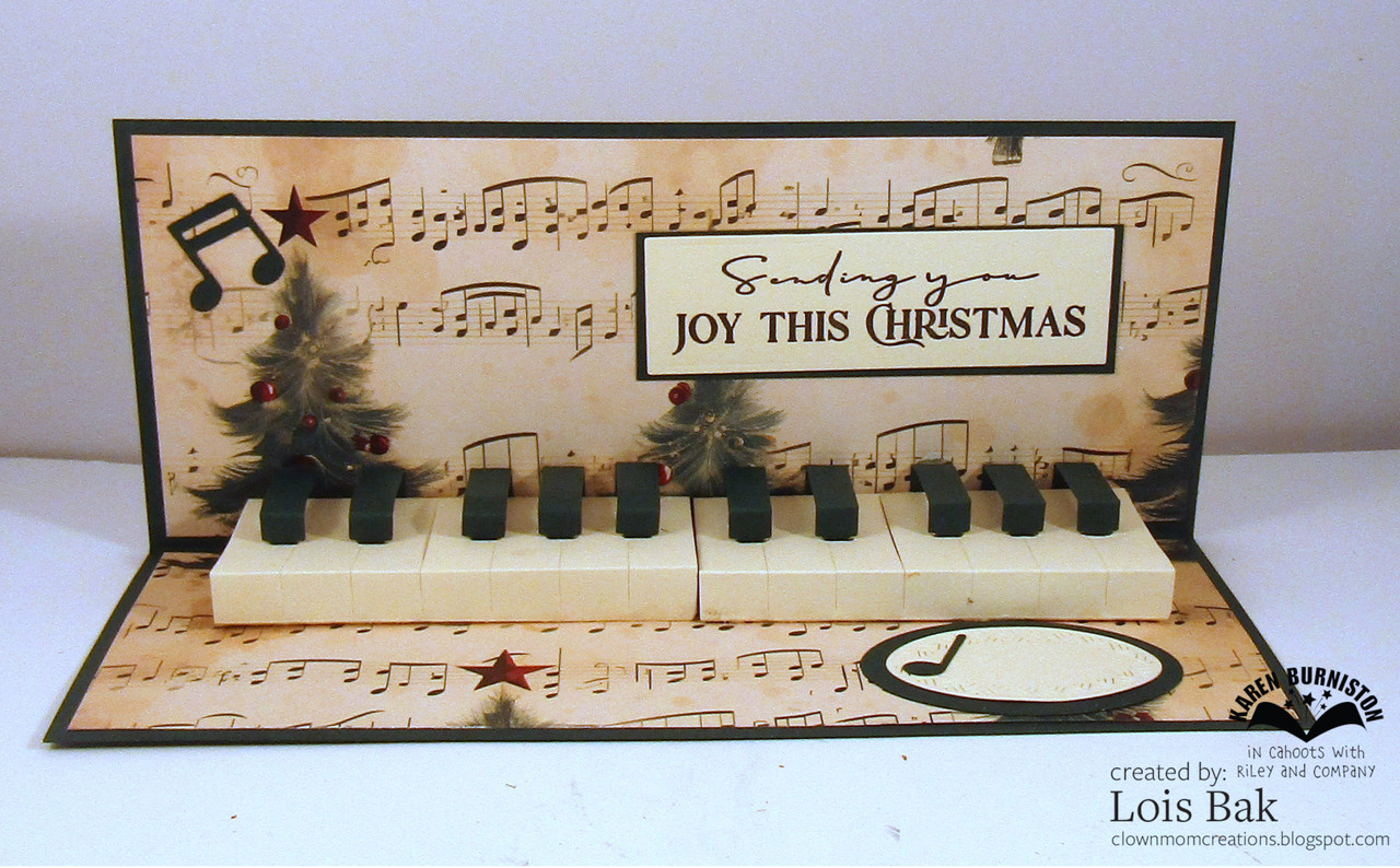 Piano Keys Pop-up - KB Riley LLC