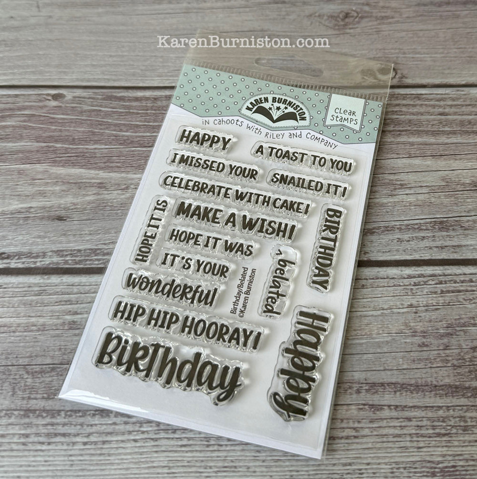 Birthday/Belated Clear Stamps - KB Riley LLC