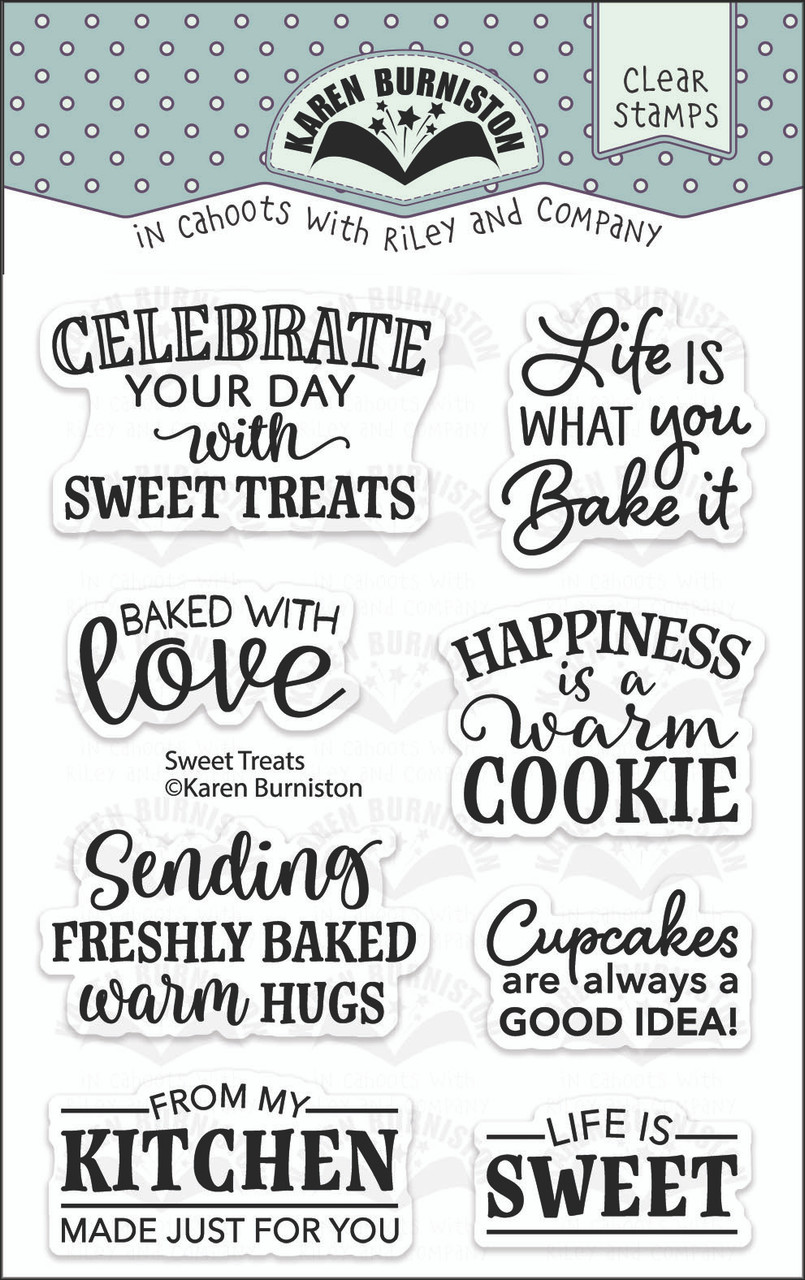 Sweet Treats clear stamps - KB Riley LLC