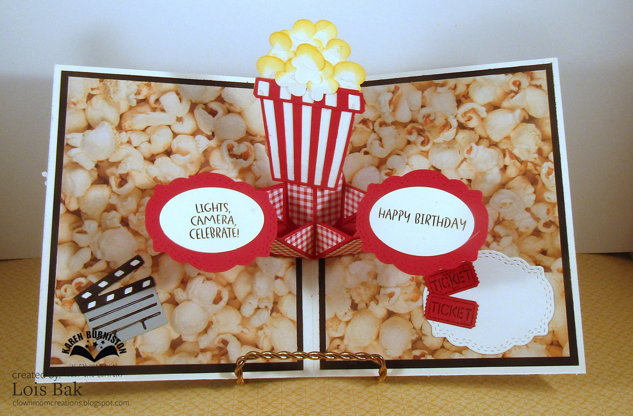 Movie Night Greetings clear stamps - KB Riley LLC