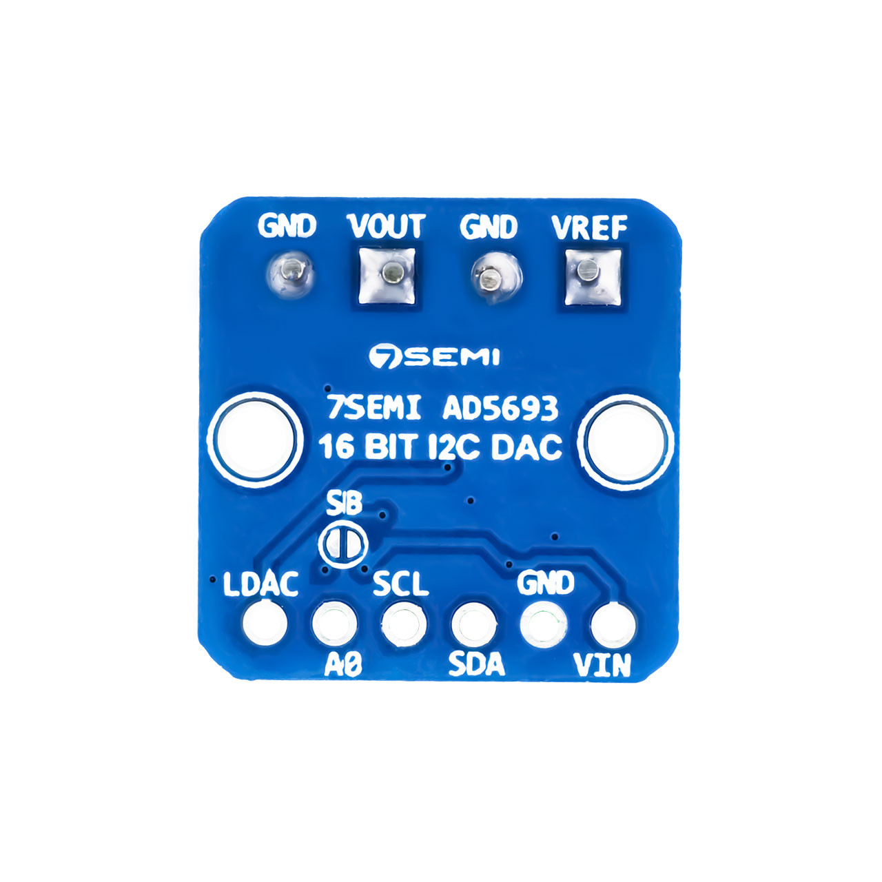 Buy AD5693R 16Bit I2C DAC Breakout at Best Price | 7semi
