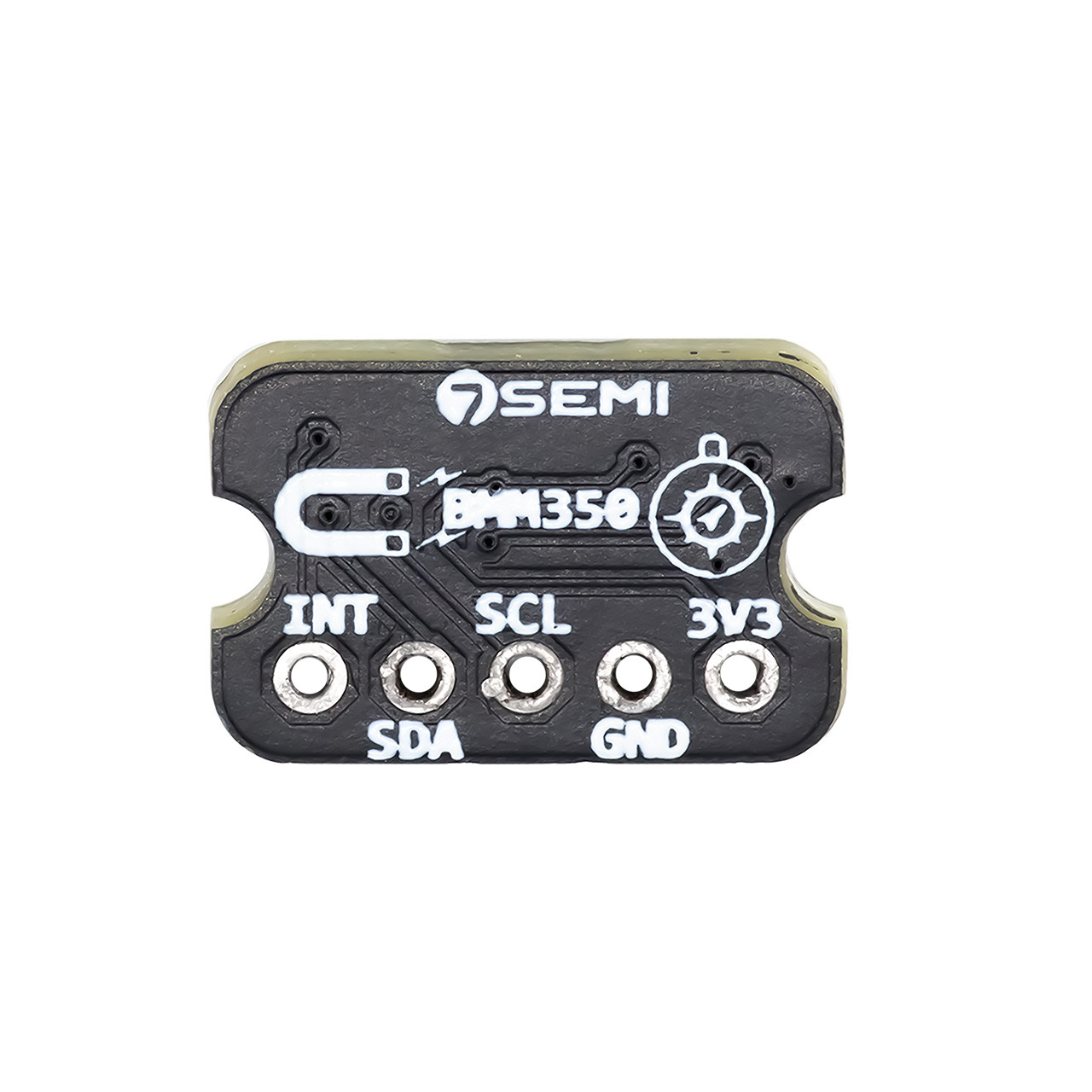 7Semi BMM350 Triple Axis Magnetometer Sensor Breakout – High Precision ...