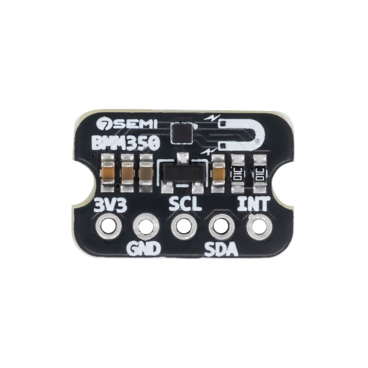 7Semi BMM350 Triple Axis Magnetometer Sensor Breakout – High Precision ...