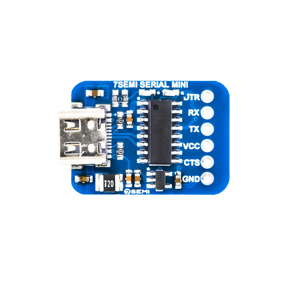 Buy CH340C USB-C to Serial TTL Converter Breakout Online in India | 7Semi