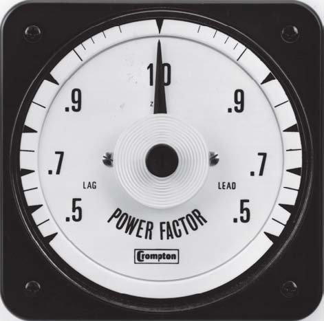 Crompton power factor Switchboard FM-1200-100 meters |Instru-Measure