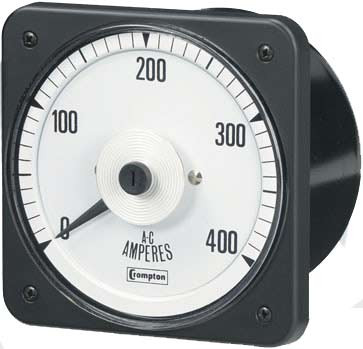 Crompton analog panel meters