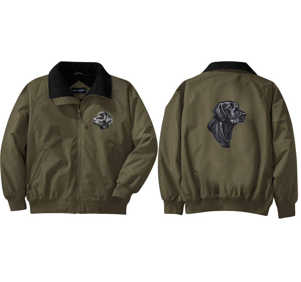 Black Labrador Retriever Personalized Jacket
