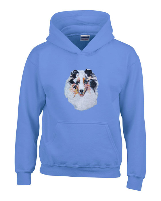 Personalized Shetland Sheepdog Sheltie Hooded Sweatshirt