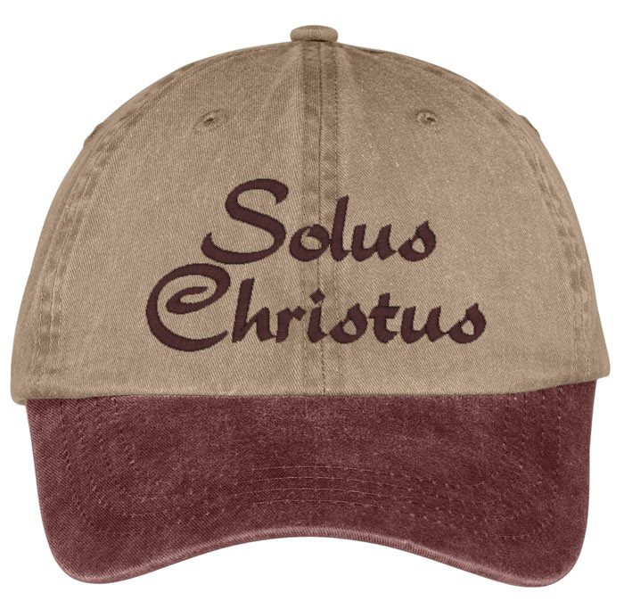 Personalized Solus Christus Cap